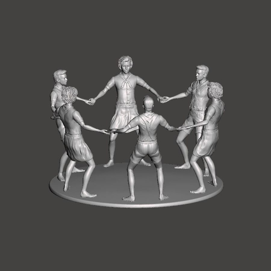 The Barmaley Fountain Monument from Stalingrad - 3D model - Studia3D