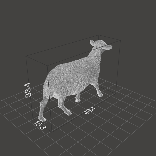 Sheep in Motion - 3D Model - Studia3D
