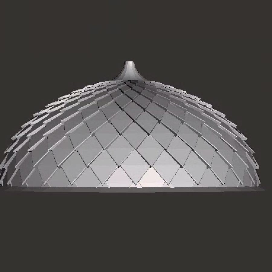 Mosque dome - 3D model - Studia3D